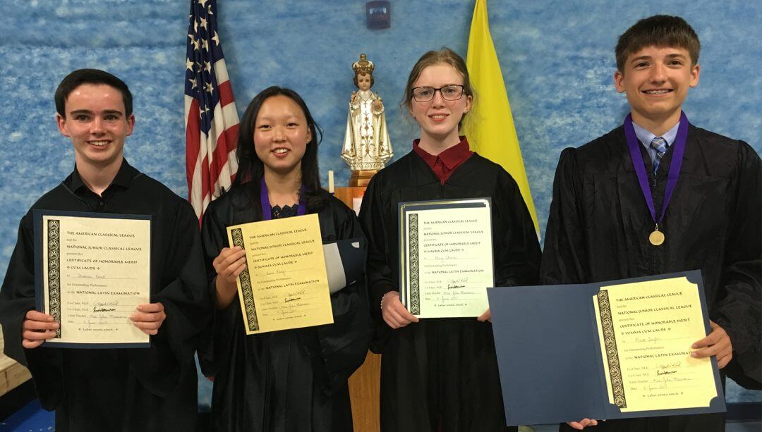 National Latin Exam Awards and Honors | Angelus Academy